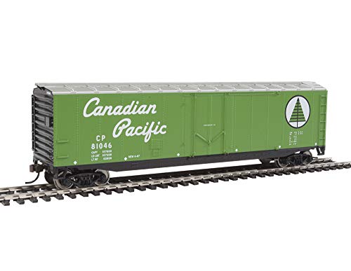 Walthers Trainline 50' Plug-Door Boxcar with Metal Wheels Ready to Run Canadian Pacific