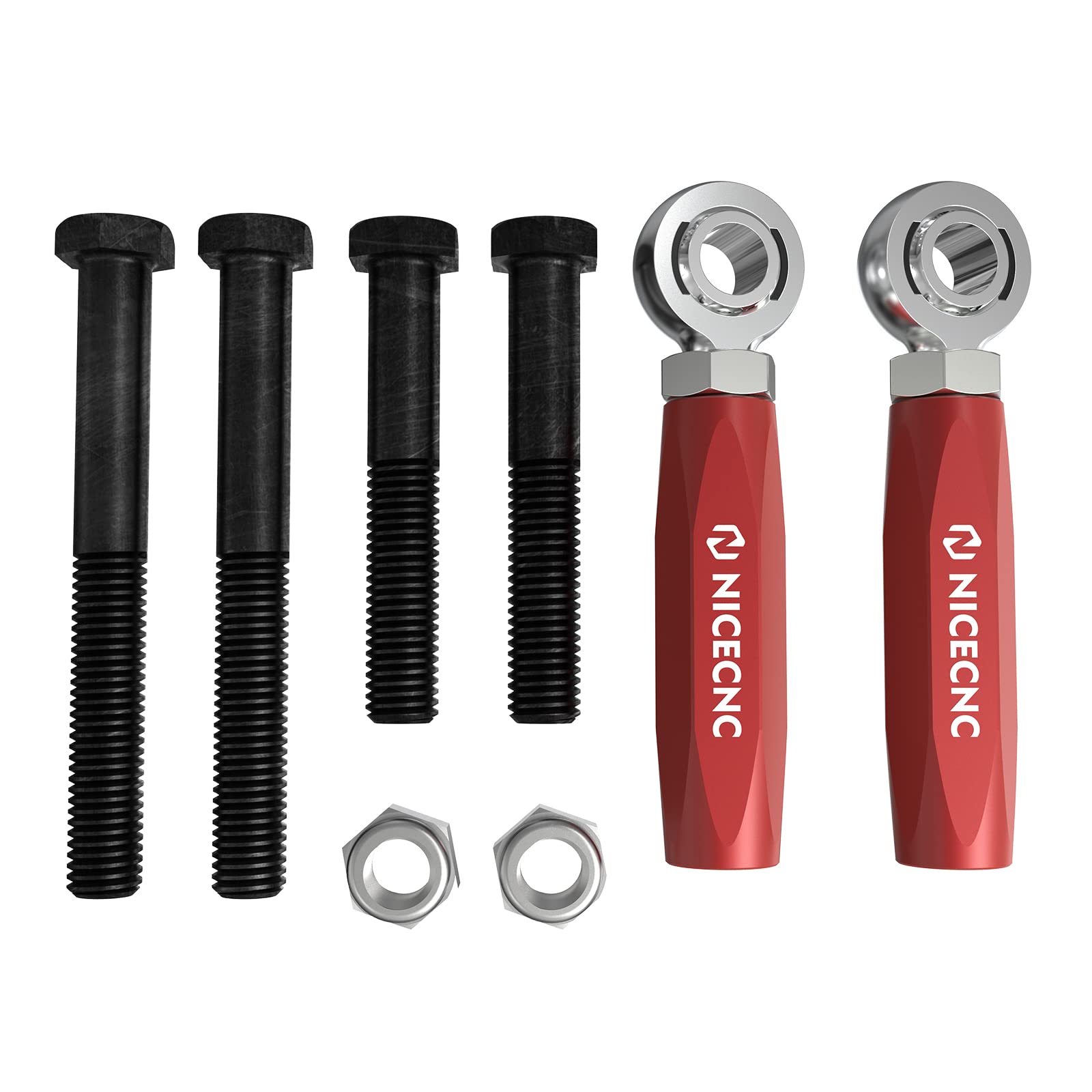 NICECNC Maximum Power Bump Steer Kit Manual Rack Adjustable outer tie-rod ends Compatible with Ford Mustang 1979-1993