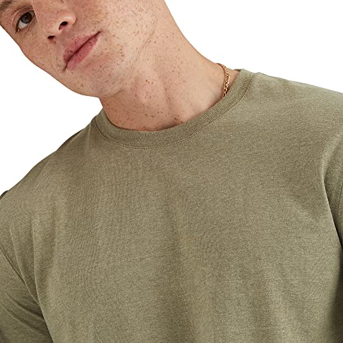 Hanes Originals Men's Tri-Blend Long Sleeve T-Shirt, Oregano PE Heather, Medium