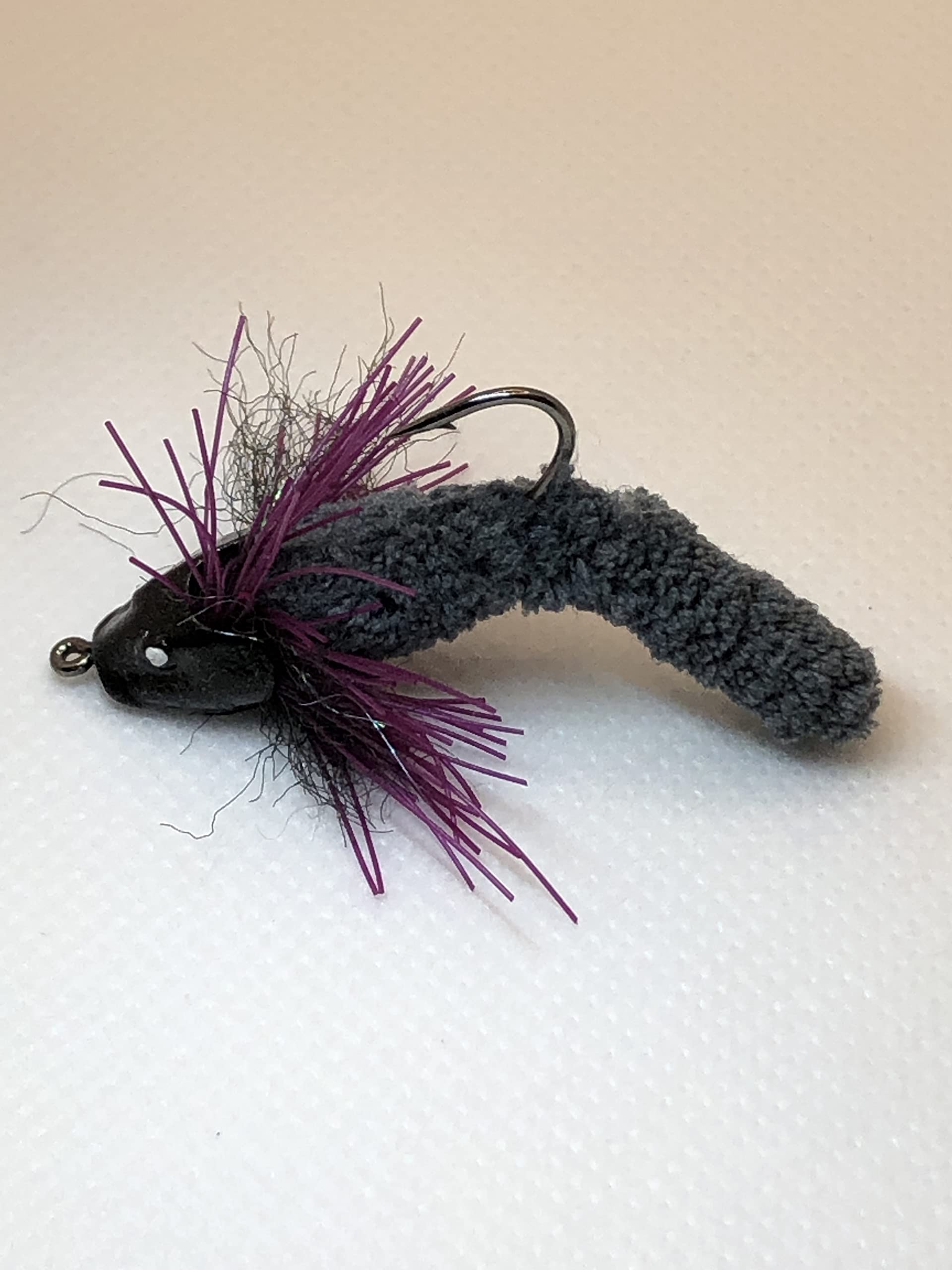 Hemingway's Realistic Black Sculpin Heads 2 Size Set for Fly Fishing (Medium, & Large)