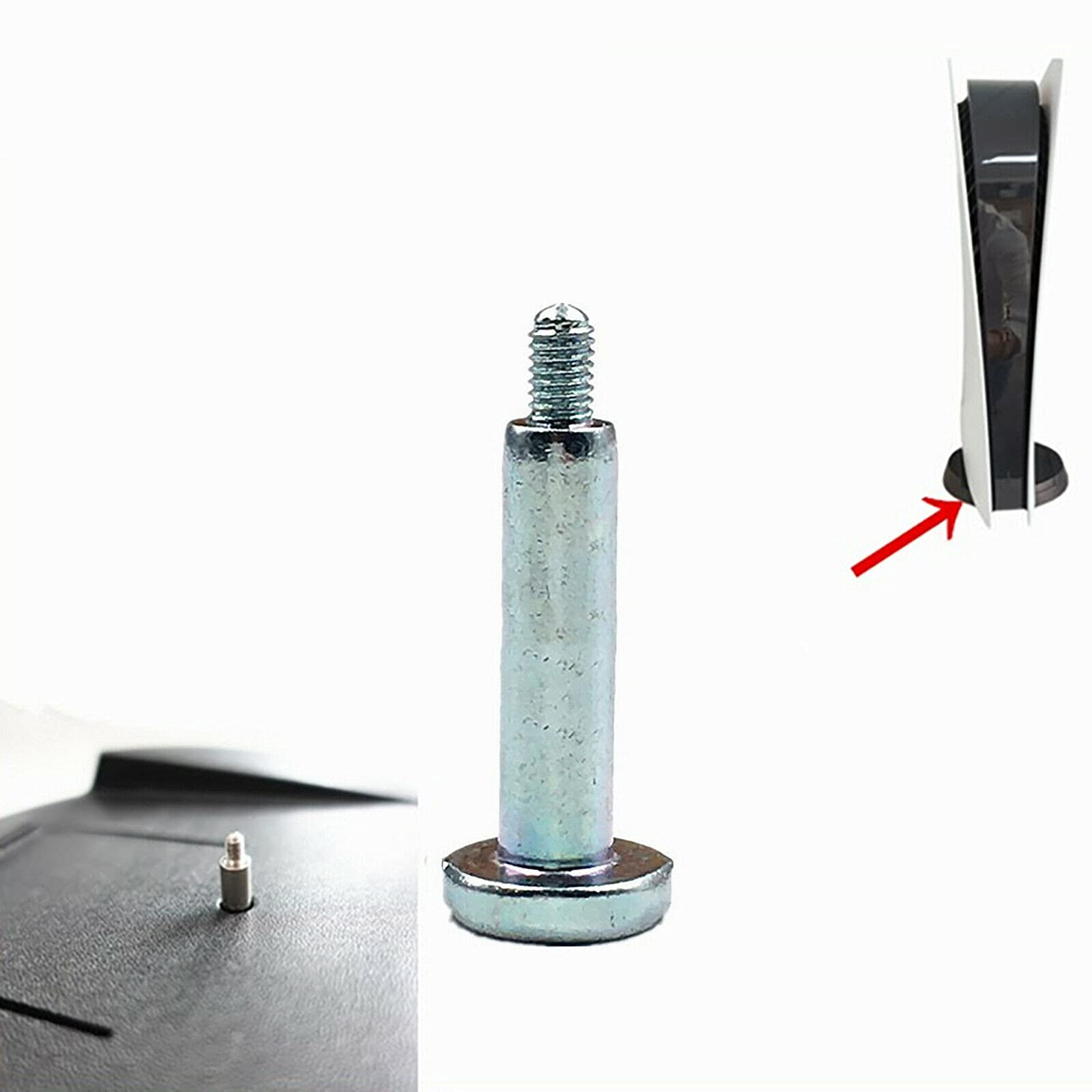 gotor Charging Base Screw Cap Bracket Base Fixing Screws for Playstation 5 PS5 Console