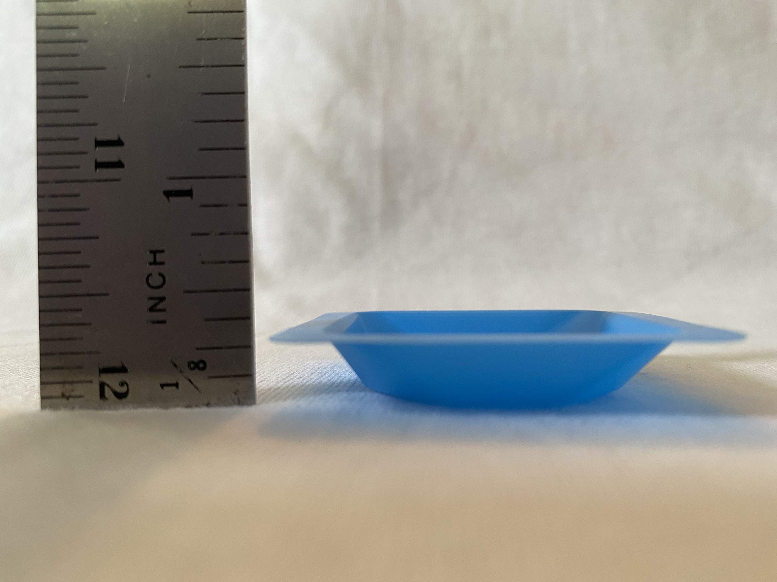 Standard Weighing Boats, W-S46-BL-500, 46mm, Small, Blue, Pack of 500
