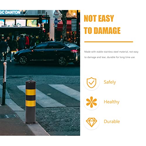 Security Post Barrier Parking Barrier Safety Bollard Post Traffic Road Safety Barrier Traffic Safety Delineator Street Stanchions for Parking Lot Road Marker
