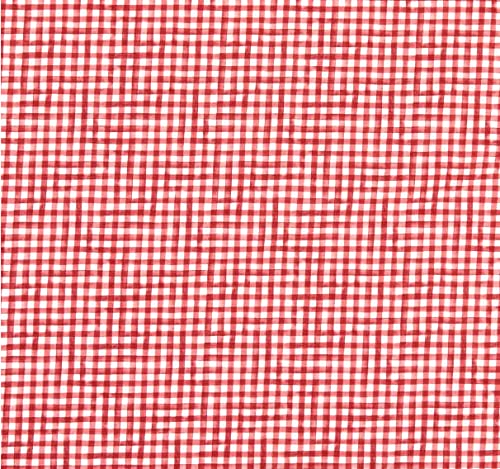 Michael Miller Liberty Gingham, Red 15 Yard Bolt
