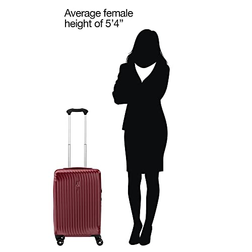 Travelpro Maxlite Air Hardside Expandable Luggage, 8 Spinner Wheels, Lightweight Hard Shell Polycarbonate, Cabernet, 2-Piece Set (21/25)