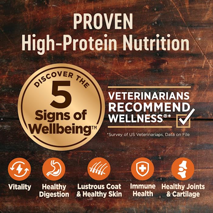 Wellness CORE Natural Grain Free Large Breed Original Dry Dog Food, 24 lbs