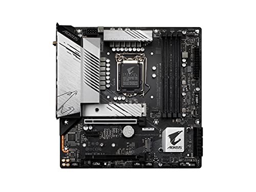 GIGABYTE B560M AORUS PRO AX (LGA 1200/ Intel/ B560/ Micro-ATX/Dual M.2/ PCIe 4.0/ USB 3.2 Gen2X2 Type-C/Intel WiFi 6/2.5GbE LAN/Motherboard)