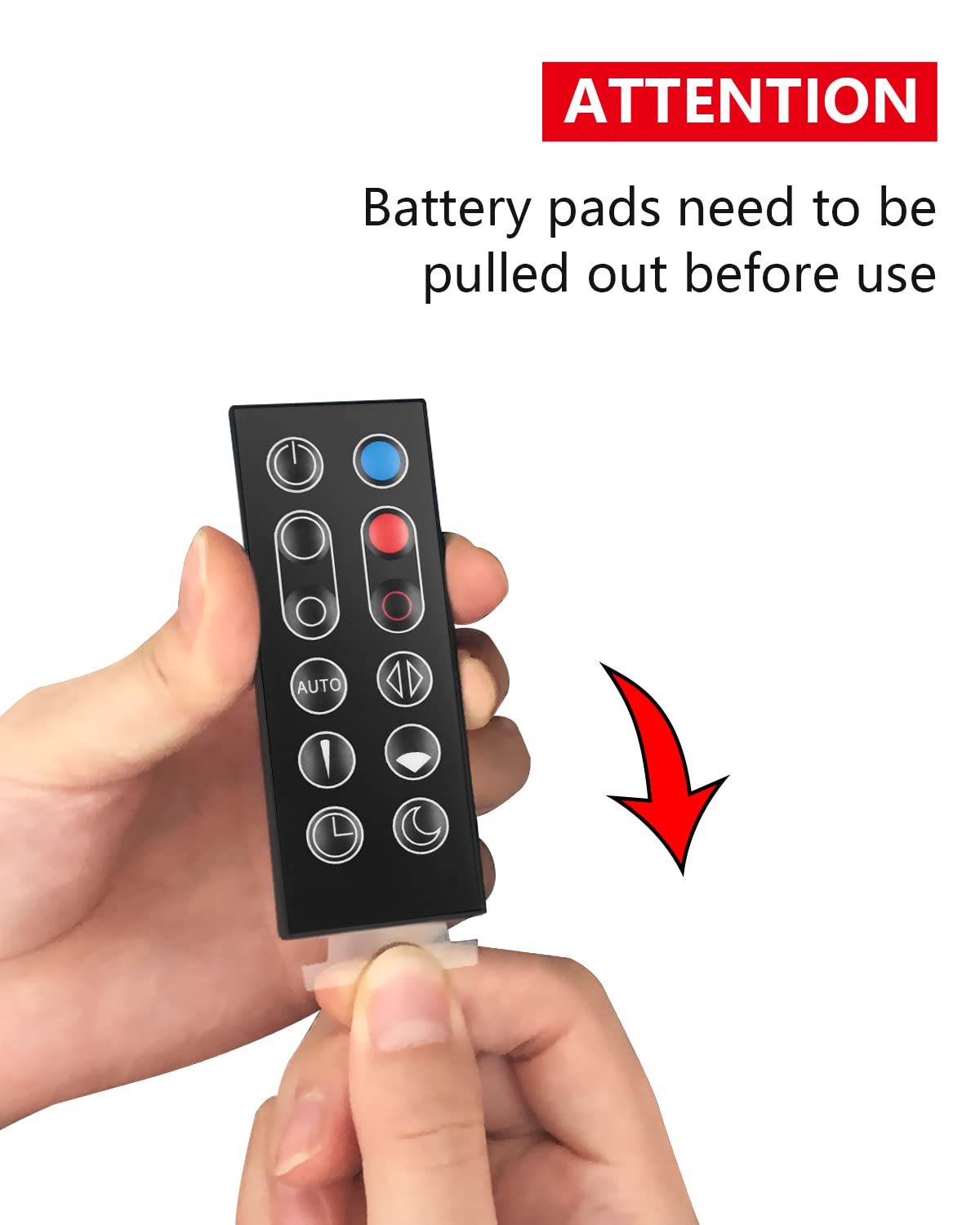 KJDiSRPin 967826-02 967826-03 Replacement Remote Control Fit for Dyson HP02 HP03 Model Air Purifier Heater and Fan