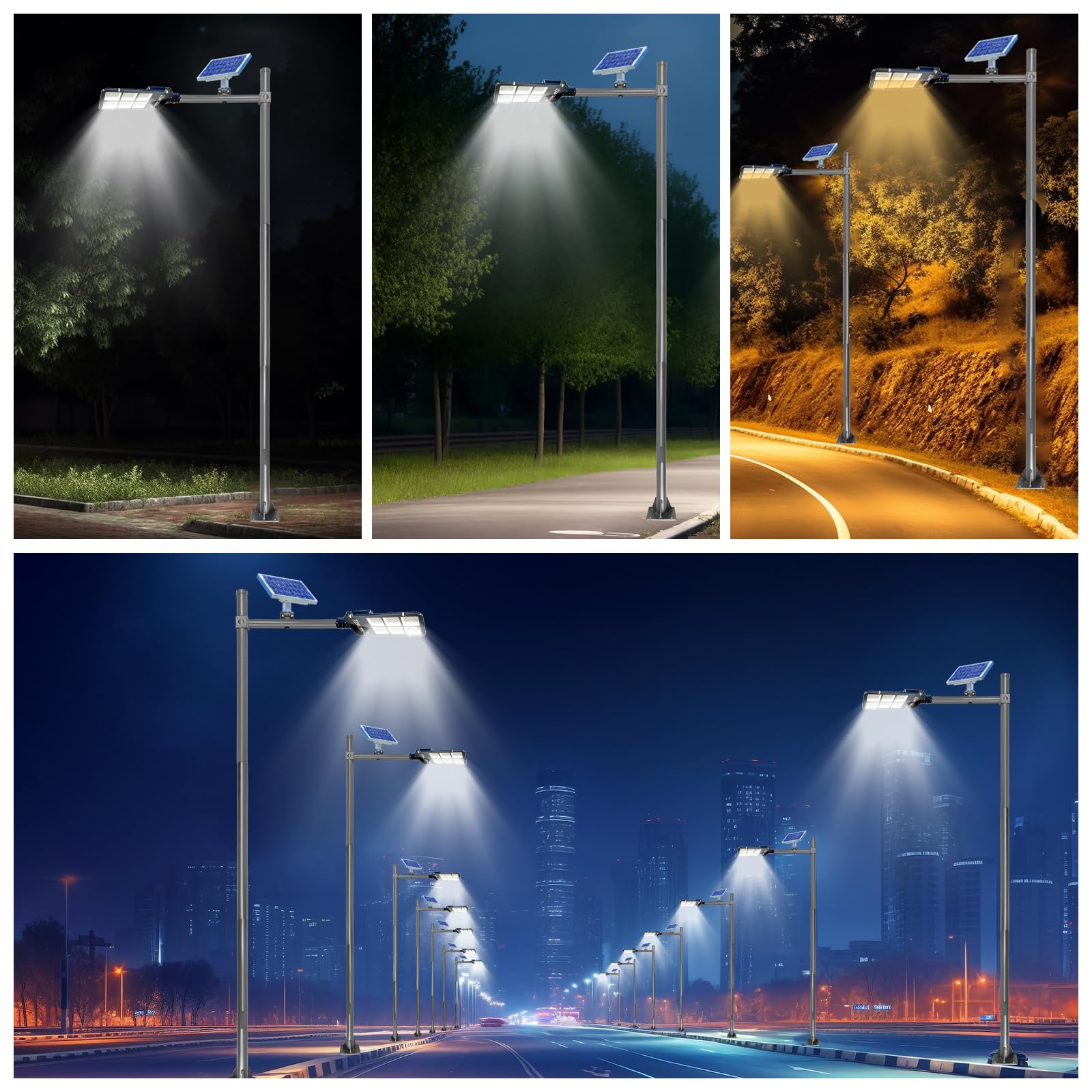 VELSKUD Parking Lot Light Pole, Heavy Duty Metal Light Pole, 13 ft, 2.36” Outdoor General Purpose Metal Street Light Pole Post, W.ith Concrete Base Bracket,for Ground Soil Parking Lot Light Pole Kit.