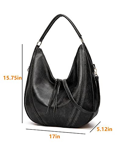 HgOgTg Women Shoulder Bag Leather Stylish Crossbody Tote Travel Top-Handle