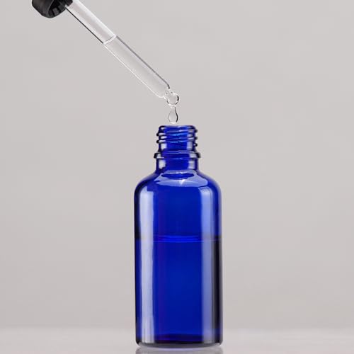 YIZHAO Black Glass Dropper Bottle 4oz, Tincture Bottles with Glass Dropper, for Essential Oils, Aromatherapy, Cosmetic, Laboratory, Pharmacy, Liquids, Travel β4 Pcs
