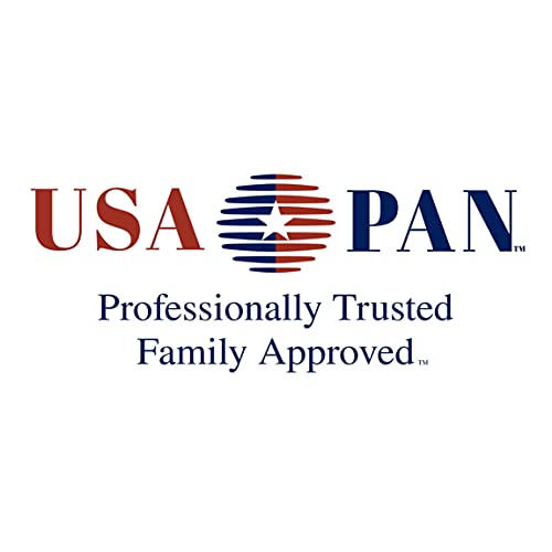 USA Pan Bakeware Half Sheet Pan, Warp Resistant Nonstick Baking Pan, Made in the USA from Aluminized Steel 17 1/4 x12 1/4 x1
