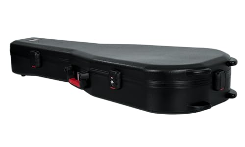 Gator Cases Molded Flight Case For Acoustic Dreadnought Guitars With TSA Approved Locking Latch; (GTSA-GTRDREAD)
