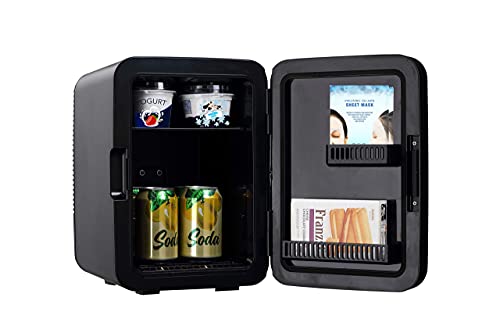 FRIGIDAIRE Portable 10L, 15-can Mini Fridge Brushed Stainless Rugged Refrigerator, EFMIS183-SS (Renewed)