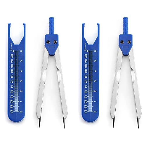Pockety EKG ECG Caliper Electrocardiogram Divider, Measuring Tool ECG Calipers for Electrocardiogram Drafting Divider