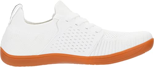 WHITIN Men's Extra Wide Width Trail Road Running Shoes Minimalist Barefoot Sneakers Wide Toe Size 10W Workout Fitness Low Zero Drop Lightweight White 43