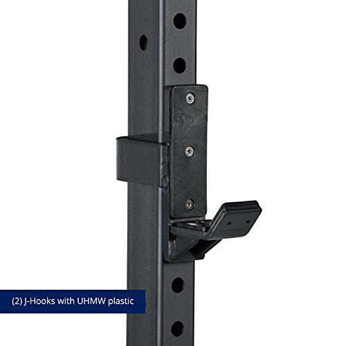 Titan Fitness T-3 Series 82-inch Wall Mounted Folding Power Rack, Space Savings Rack, Folds up to 5†from the Wall