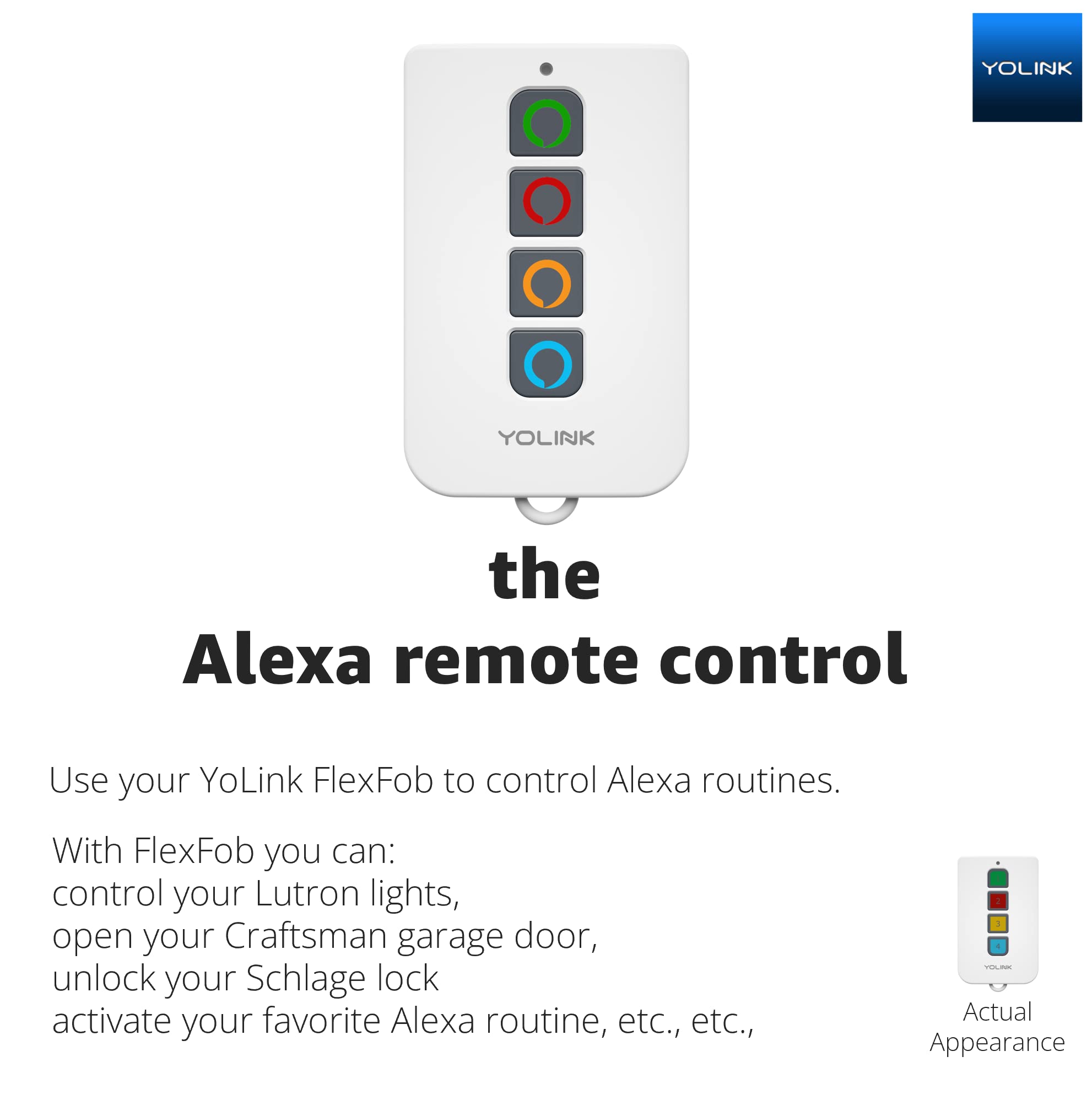YoLink Smart Home Starter Kit: Security & Leak Detection Kit (Hub, Door Sensor, Water Leak Sensor, Plug Mini Compatible with Alexa, LoRa-Powered 1/4 Mile Range