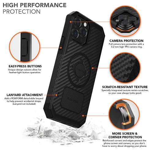 Rokform - iPhone 13 Pro Max Rugged Case + 2-Pack Screen Protector Kit (Clear)