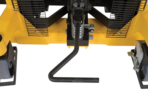 Vestil VHPS-2200-AA Man Stacker Adj Forks/Legs 2.2K, Yellow