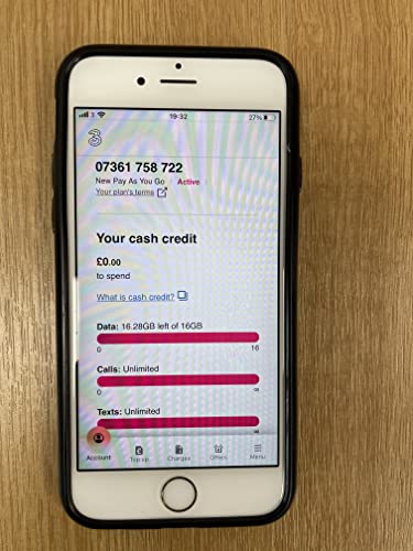 Three UK New PrePaid Europe UK Three SIM Card 25GB Data Un Minutes/Texts for 30 Days with Free Roaming/USE in 71 Destinations Including Europe, South America and