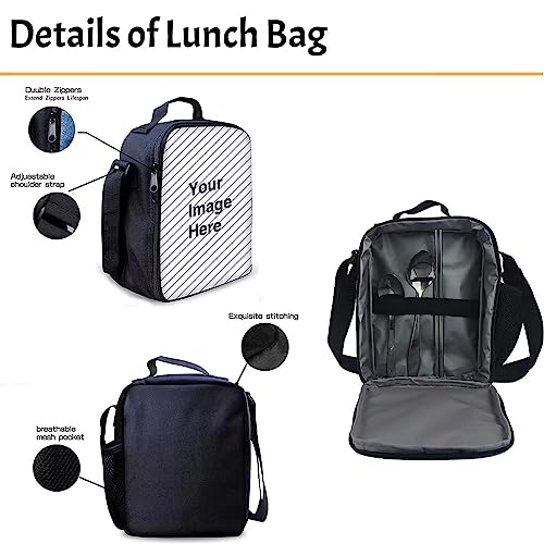 Tuoxiukan Customizable Backpack Set 3-in-1 Kids School Bag for Girls Boys Sea Turtle Schoolbag Set with Lunch Box Pencil Case Preschool Kindergarten Elementary Bookbag Hiking Camping