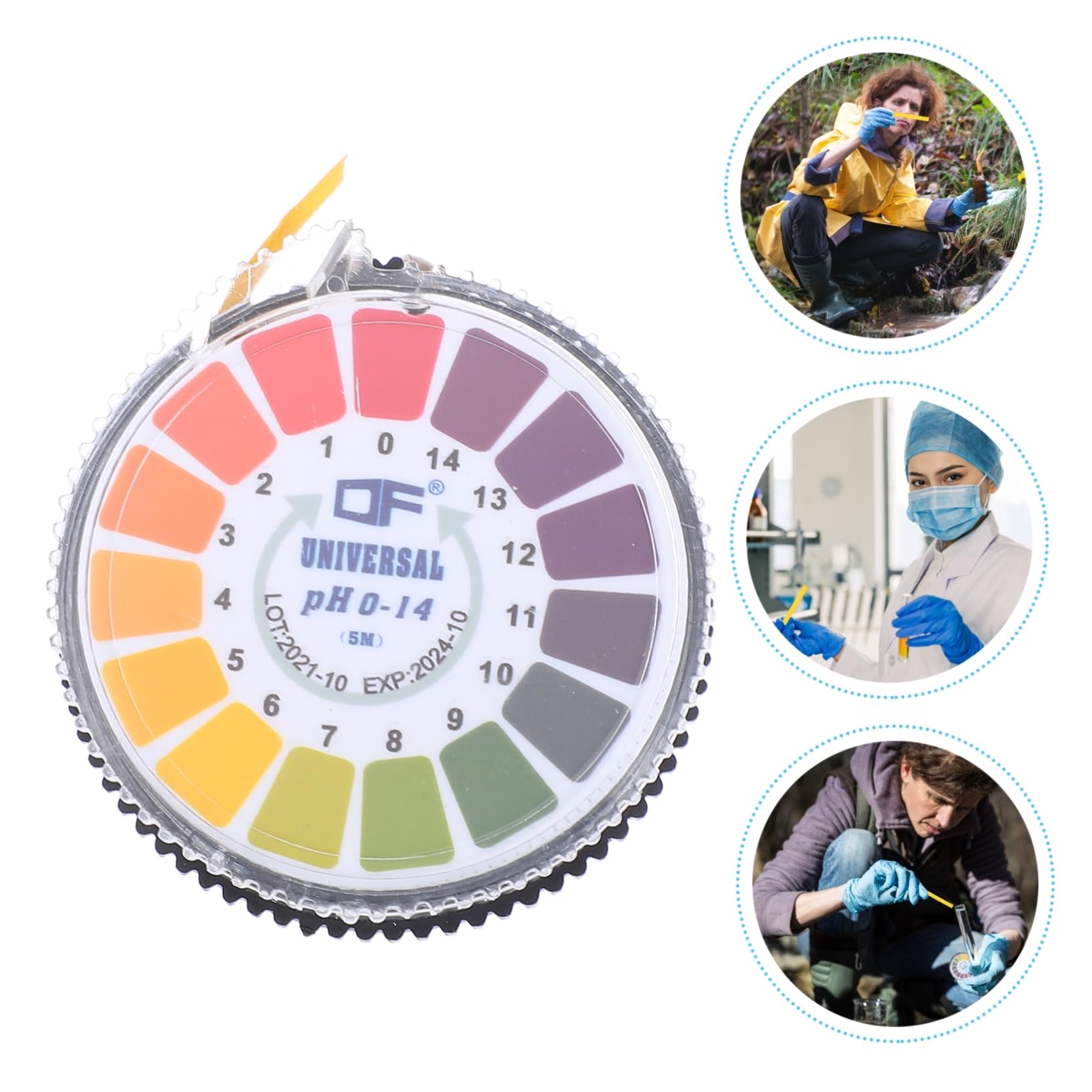 VINTORKY 1 Roll Extensive Test Strips Liquid Meter Tape Paper
