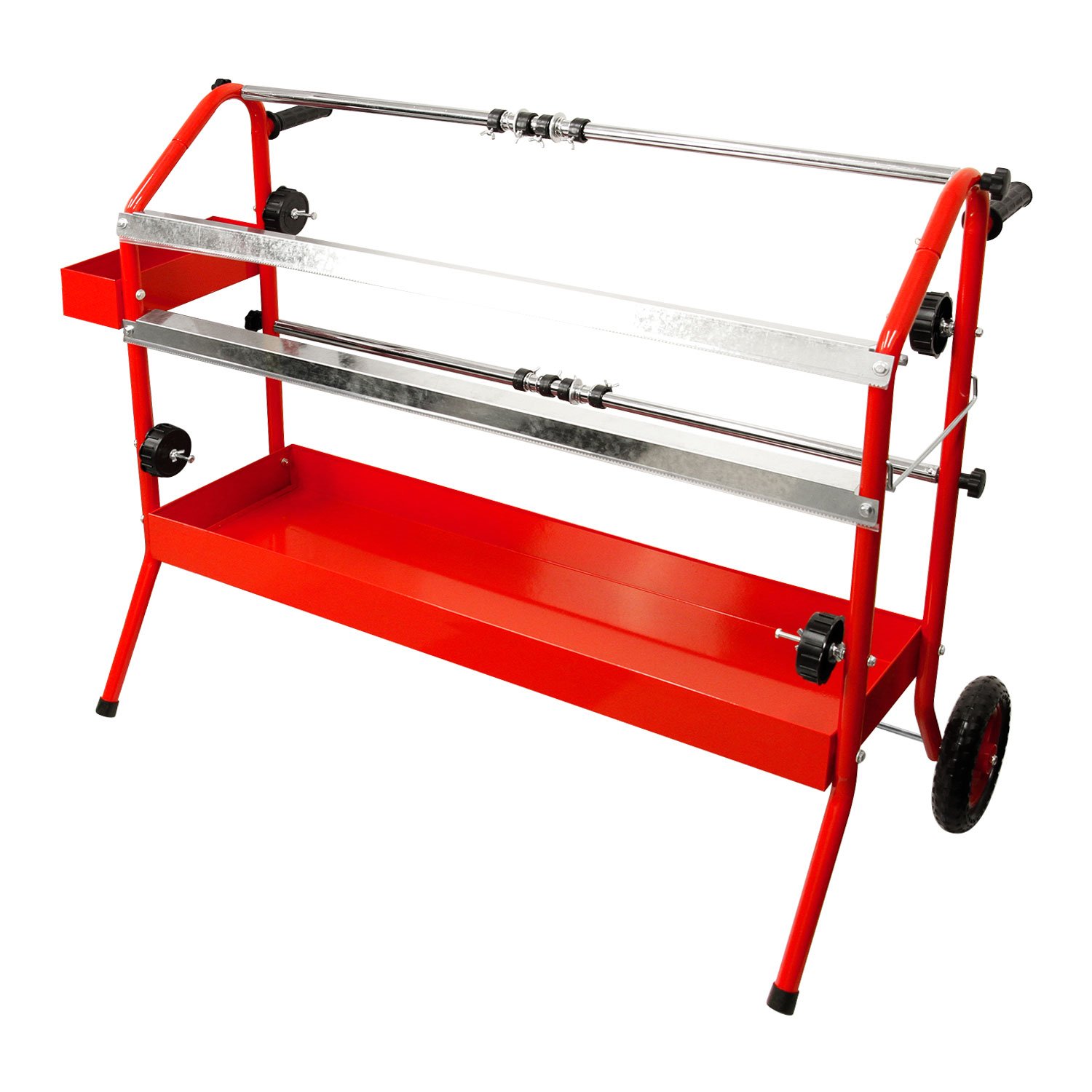TCP Global Mobile 36" Multi-Roll Masking Paper Machine with Storage Trays – Auto Body Paint & Repair Shop, Car Painting Prep