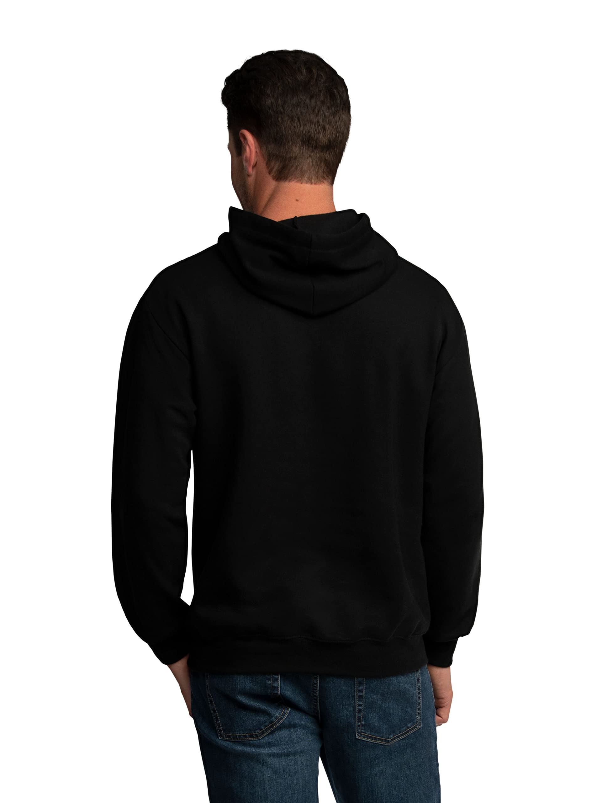 Fruit of the Loom mens Eversoft Fleece Sweatshirts & Hoodies Shirt, Pullover - Black, 3X-Large US