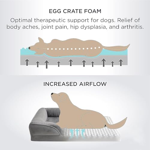 Pets Bed, Calming Anti Anxiety Crate Bed for Pets, Bed Machine Washable Breathable Soft Padding (30" L x 6" W x 20" H)