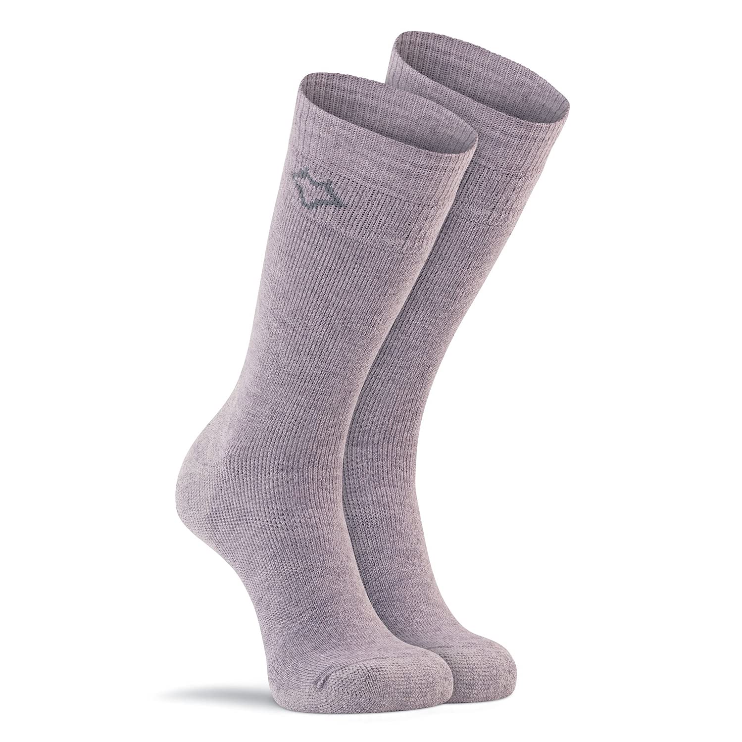 FoxRiver Womens Wick Dry Tramper Medium-weight Outdoor Crew Hiking-socks, Grey, Medium US