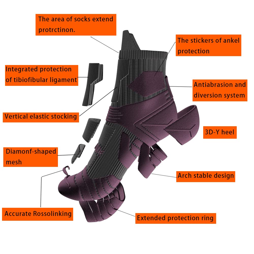 Hiking Socks for Women and Men Moisture Wicking Hiking Outdoor Athletic Thermal Cushion Winter Boot Socks