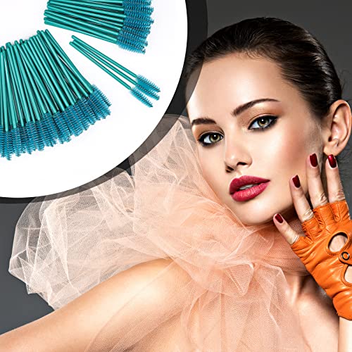 GreenLife 100 pcs Multicolor Disposable Eyelash Brush Eyebrow Brush Mascara Wands Applicator Makeup Brush