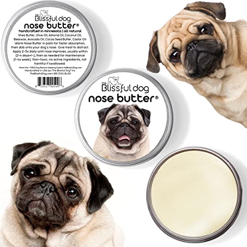 The Blissful Dog Fawn Pug Nose Butter β Dog Nose Butter, 4 Ounce