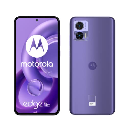Motorola Edge 30 Neo Dual-Sim 128GB ROM + 8GB RAM (GSM only | No CDMA) Factory Unlocked 5G Smartphone (Very Peri) - International Version