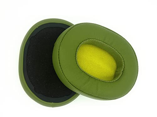 VEKEFF Replacement Ear Pads for Skullcandy Crusher Wireless Crusher Evo Crusher ANC Hesh 3 Headphones, Ear Cups Repair Parts (Green)