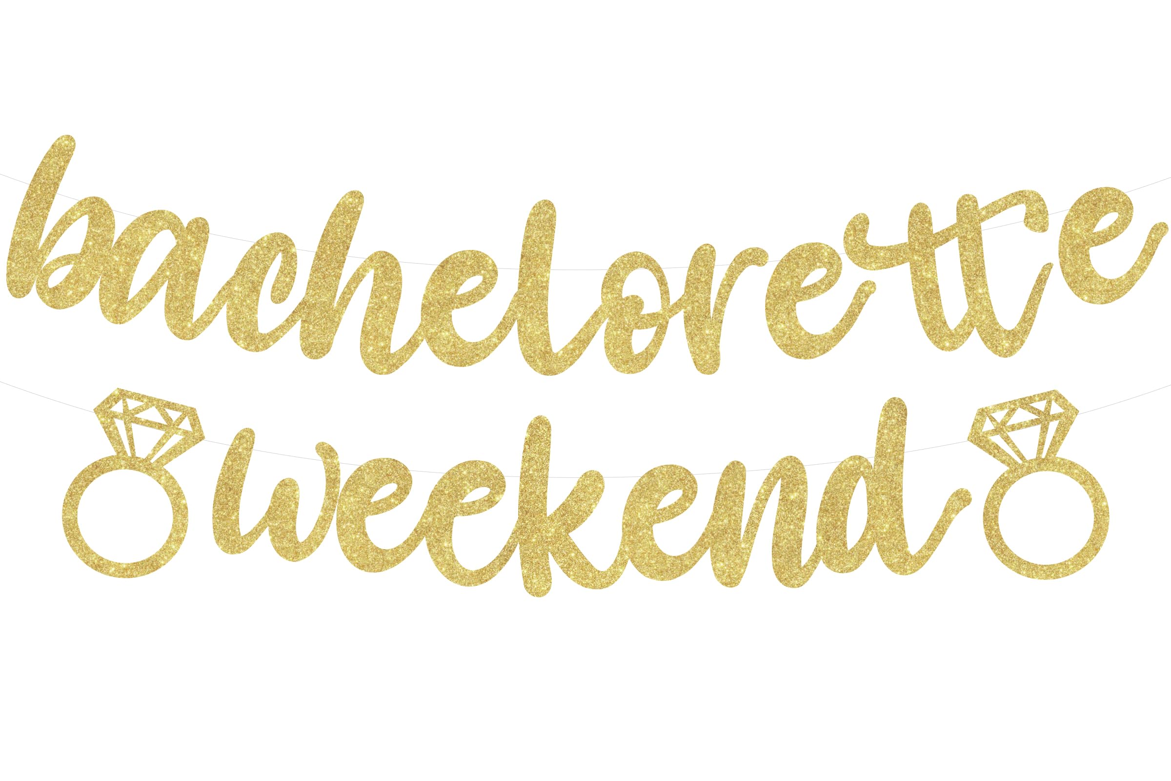 Sursurprise Bachelorette Weekend Banner, Bach Weekend Decorations Destination Bachelorette Party Bridal Shower Engagement Wedding Supplies