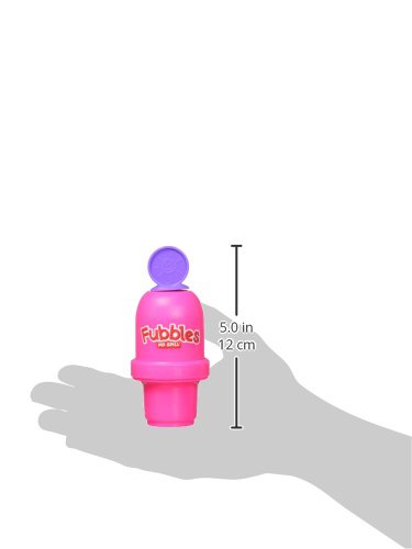 Fubbles Bubbles No-Spill Bubble Tumbler for Babies Toddlers and Kids | Includes 6oz Bubble Solution and Bubble Wand (Tumbler Colors May Vary)(Pack of 3)