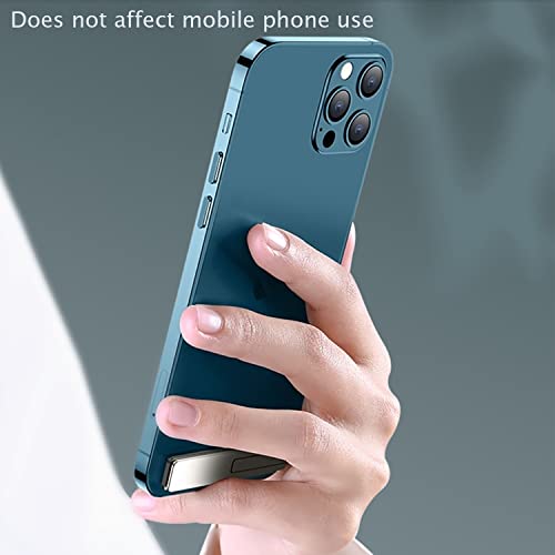 Ultra-Thin Metal Phone Kickstand, Invisible Vertical and Horizontal Stand,Desk Stand Holder Accessories for iPhone, Samsung, LG, Android, Smartphone Accessories