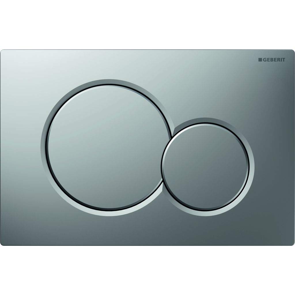 Geberit 115.770.46.5 Dual-Flush Actuator Plate, Matte Chrome