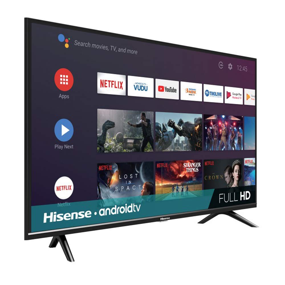 Hisense 43H5500G 43 Inch H55 Series FHD Full HD Smart Android TV with DTS Studio Sound Bundle with Premium 2 YR CPS Enhanced Protection Pack