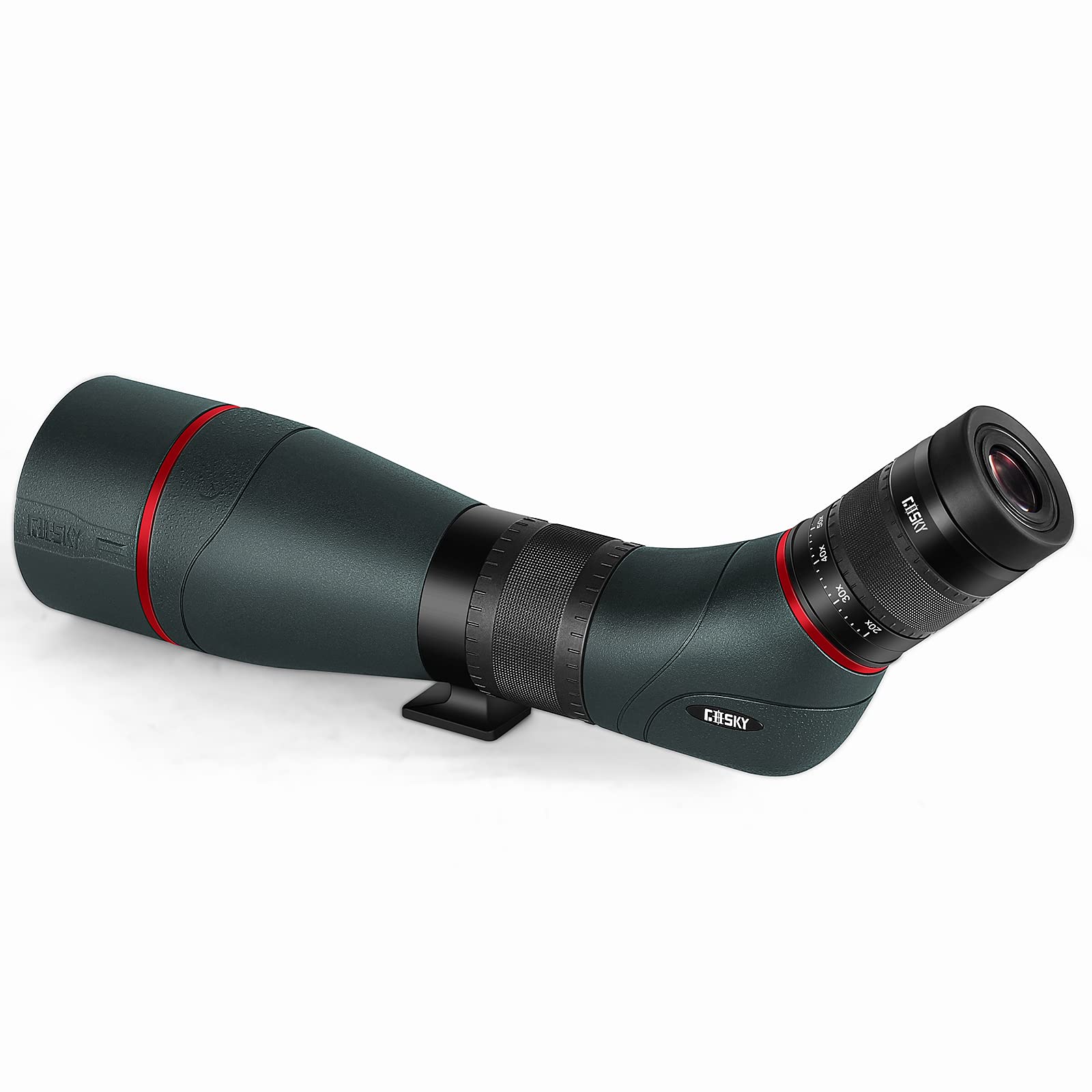 Gosky EagleView Upgrade 20-60x85mm ED Spotting Scope - Ultra High Definition & Extra-Low Dispersion Optics Spotter Scope with Smartphone Adapter