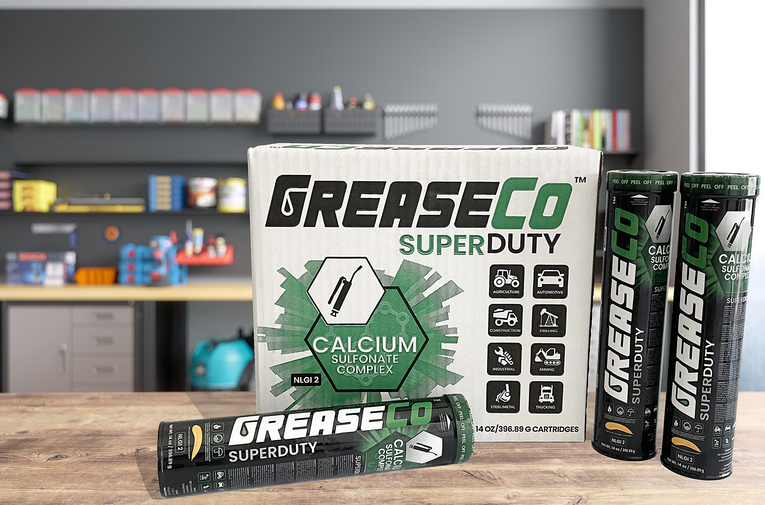 High Temp Wheel Bearing Grease | Calcium Sulfonate Grease | Marine | Outboard Lower | Stern Drive | Steering Cable Lube | Automotive | Grease for Grease Gun | 10 Pack of Tubes | NLGI 2 | SuperDuty