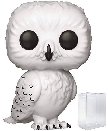 Harry Potter - Hedwig (Owl) Funko Pop Vinyl Figure (Bundled with Compatible Pop Box Protector Case), Multicolored, 3.75 inches
