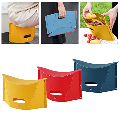 Portable Folding Step Stool-Lightweight Chair is Sturdy Enough to Support Adults and Safe Enough for Kids. Easy to Store and Use. for Kitchen, Bathroom, Bedroom,Beach,Kids or Adults. (Green Chair)