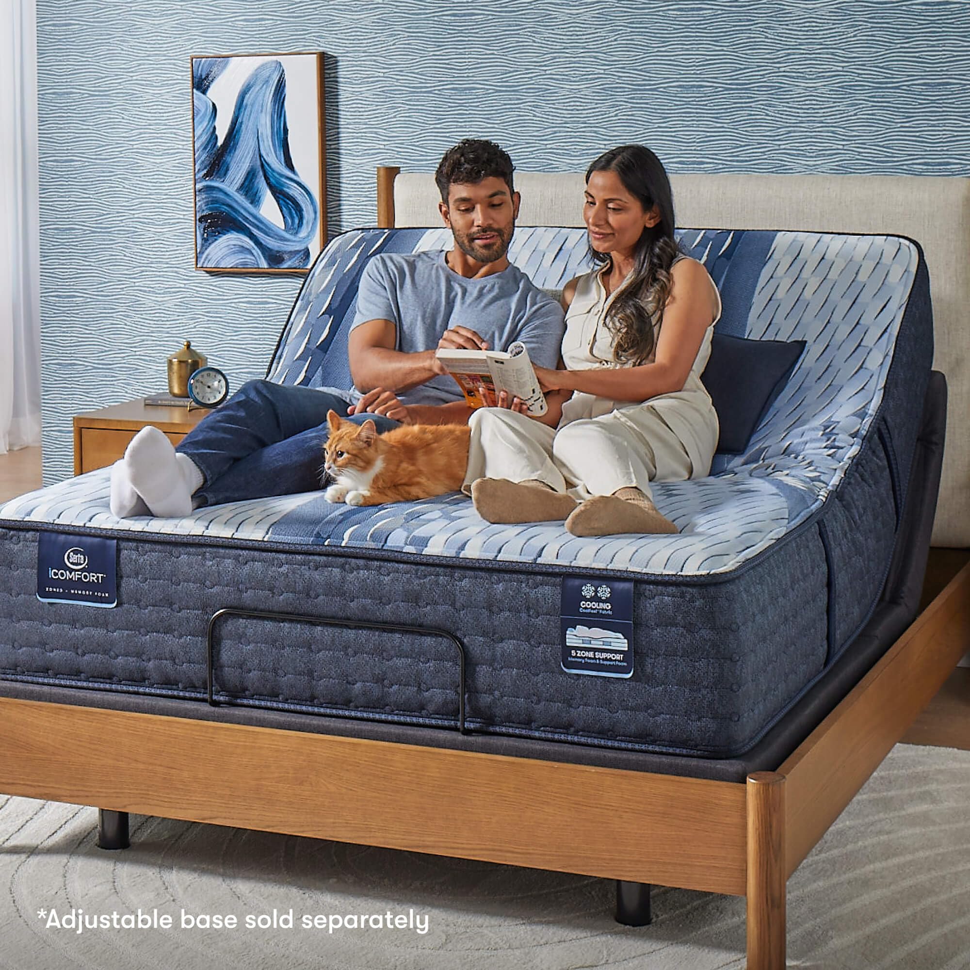 Serta iComfort - Elana 11.5" Firm Queen Memory Foam Mattress - Pressure-Relieving, Cooling, and Supportive for a Restorative Sleep - 100 Night Trial, CertiPUR-US Certified