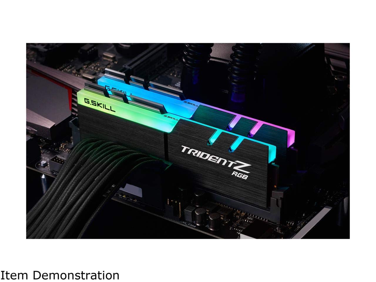 G.SKILL Trident Z RGB Series (Intel XMP) DDR4 RAM 64GB (2x32GB) 3200MT/s CL16-18-18-38 1.35V Desktop Computer Memory UDIMM (F4-3200C16D-64GTZR)