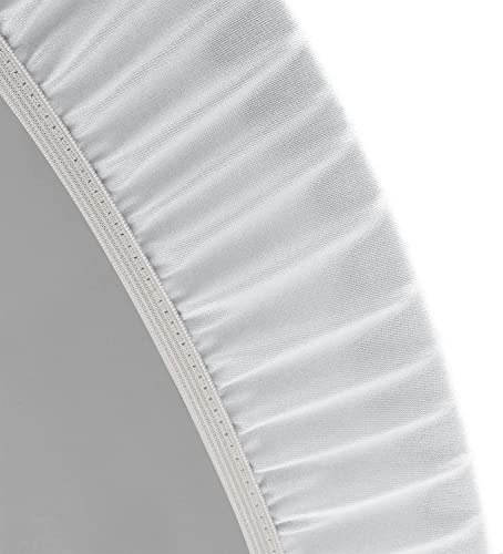 Round Table Cloth, Suitable for Dining Tables, self-Service Parties and Camping, Fit for 52" Table