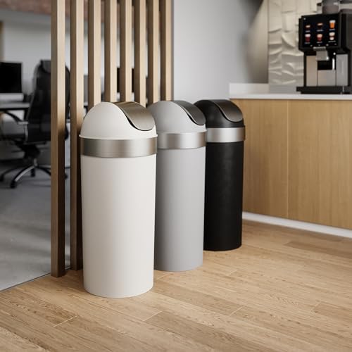 Umbra Venti 16-Gallon (62L) Trash Can with Swing Top Lid