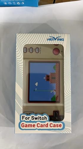 HEIYING Game Card Case for Nintendo Switch&Switch OLED,Customized Pattern Switch Lite Game Card Case with 48 Game Card Slots and 24 Micro SD Card Slots